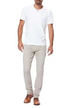 Paige Federal Slim Straight Leg Twill Pants - Clean Khaki