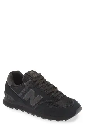 NEW BALANCE 574 Classic Sneaker - Black/ Black