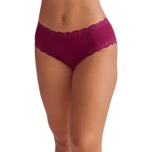 Fleur't FLEUR'T High Waist Boyshorts Dark Cherry