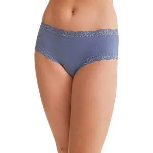 Fleur't Iconic High Waist Boyshorts - Denim Waffle