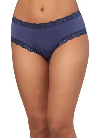 Fleur't Iconic High Waist Boyshorts Oxford Blue