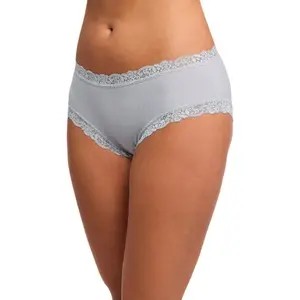 Fleur't Iconic High Waist Boyshorts Silver Lake Rib