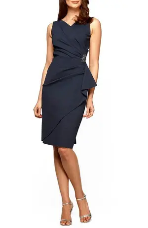 Alex Evenings V Neck Cocktail Dresses