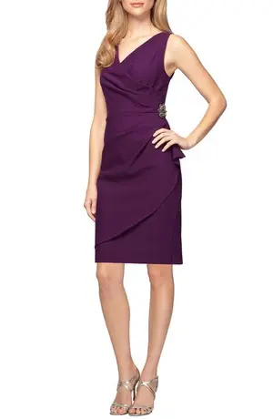Alex Evenings Ruched Cocktail Dresses
