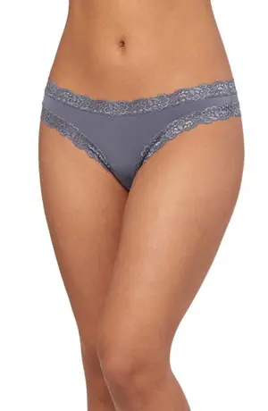 Fleur't Iconic Thong French Grey
