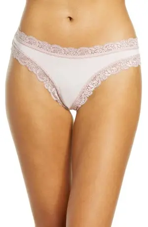 Fleur't Iconic Thong Peonies/rosewood