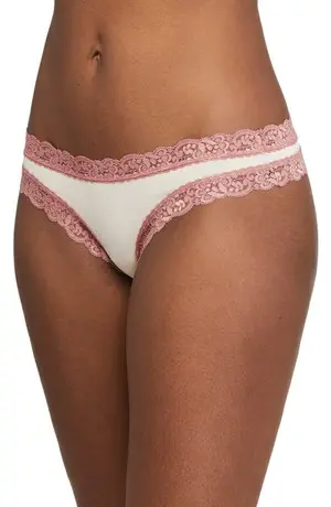 Fleur't Iconic Thong Swan/ Rosette