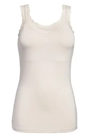Fleur't Iconic Lace Trim Camisole - Champagne