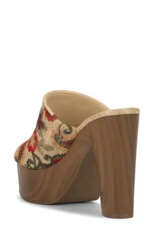 Jessica Simpson Shelbie Platform Slide Sandal - Ivory