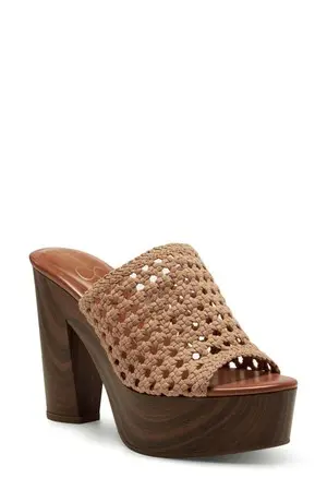 Jessica Simpson Jessica Simpson Shelbie Platform Slide Sandal Natural 02