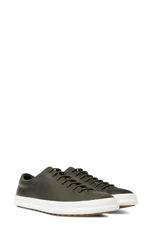 Camper Chasis Leather Sneaker Dark Green