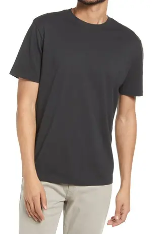 Ag Bryce Crewneck T-shirt Charcoal Black