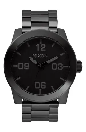 Nixon Nixon The Corporal Bracelet Watch All Black