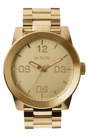 Nixon Nixon The Corporal Bracelet Watch Gold/ Black