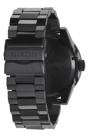 Nixon The Corporal Bracelet Watch - Super Black/black Top