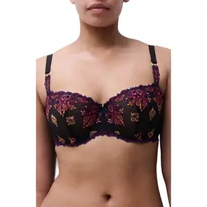 Chantelle Champs-élysées Underwire Demi Bra Black Multico