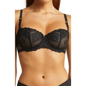 Chantelle Champs-élysées Underwire Demi Bra Black-11