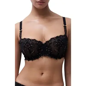 Chantelle Champs-élysées Underwire Demi Bra - Dazzling Black
