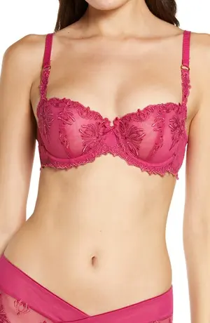 Chantelle Champs-élysées Underwire Demi Bra Magenta
