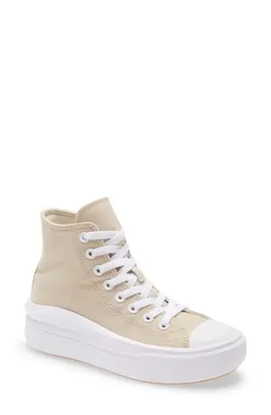 CONVERSE Chuck Taylor All Star Move High Top Platform Sneaker Farro