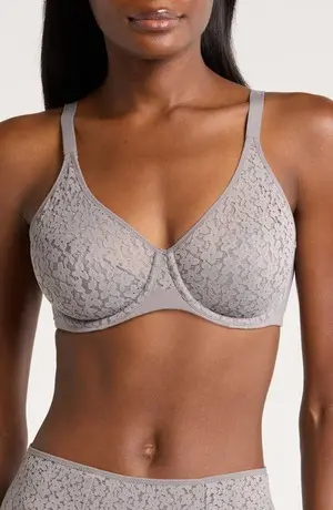 Chantelle Norah Comfort Underwire Bra Purple Grey-oa