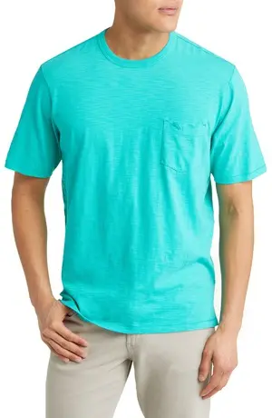 Tommy Bahama Bali Beach Crewneck T-shirt Atlantis Teal