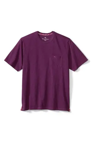 Tommy Bahama Bali Beach Crewneck T-shirt Dark Purple