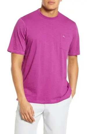 Tommy Bahama Bali Beach Crewneck T-shirt Purple Clo