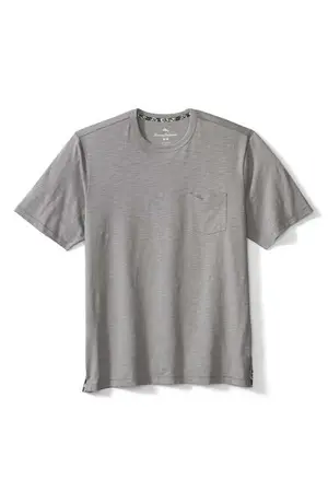 Tommy Bahama Bali Beach Crewneck T-shirt Silver Streak