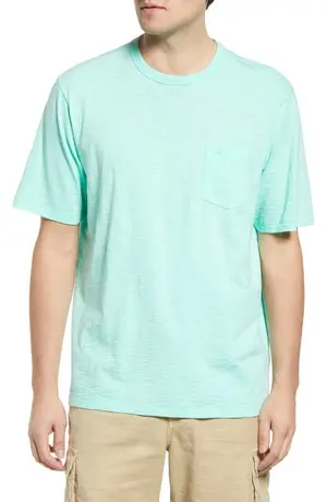 Tommy Bahama Bali Beach Crewneck T-shirt Turquoise Cabbage