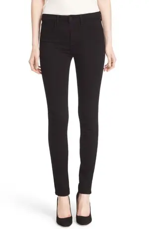 L'Agence High Rise Skinny Jeans - Noir