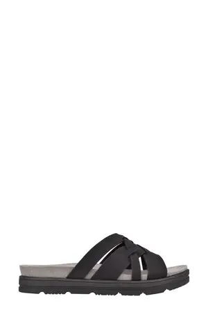 Easy Spirit Star Slide Sandal - Black Synthetic