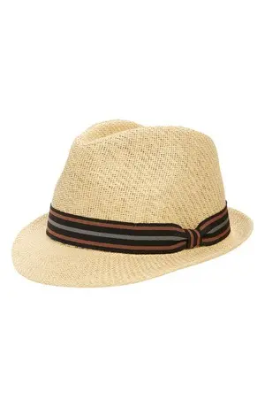 GOORIN BROS Tom Killian Straw Trilby - Stone