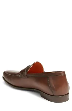 Santoni Paine Loafer - Brown-s52