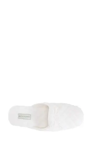 PATRICIA GREEN Chloe Slipper - White