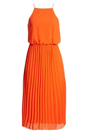 Sam Edelman Sleeveless Pleated Midi Dress
