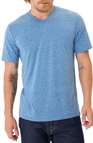THREADS 4 THOUGHT Slim Fit V-neck T-shirt Skydive