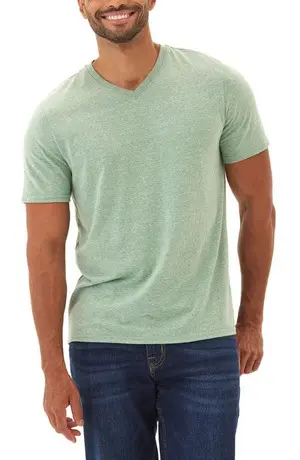 THREADS 4 THOUGHT Slim Fit V-neck T-shirt Tarragon