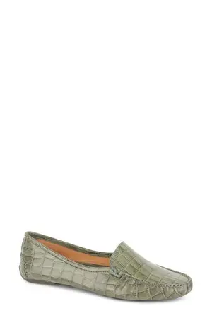 PATRICIA GREEN Jillian Loafer - Olive Croc