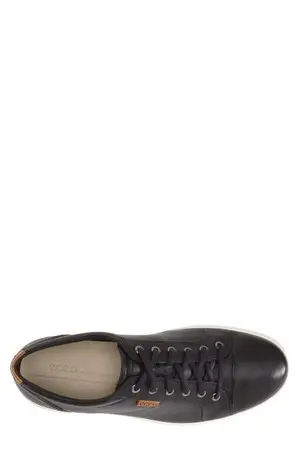 Ecco Soft 7 Sneaker - Black Leather