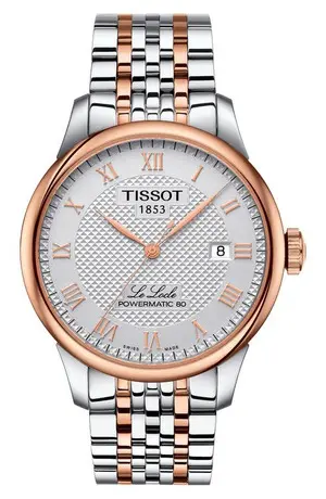 TISSOT Tissot Le Locle Bracelet Watch Silver/ Rose Gold