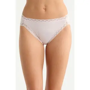 Natori Bliss Cotton French Cut Briefs - Ivory Rose