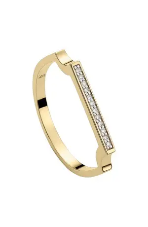 Monica Vinader Signature Thin Diamond Ring - Gold/diamonds