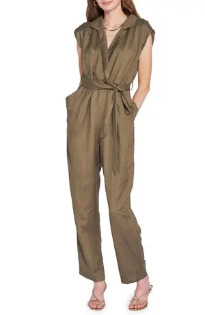 EN SAISON Tie Waist Jumpsuit