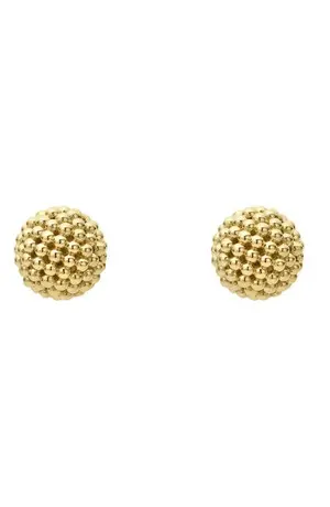 Lagos 18k Caviar Ball Stud Earrings