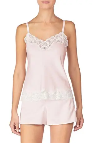 Ralph Lauren Lace Trim Short Pajamas - Pink