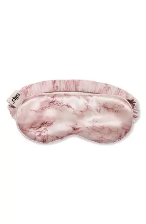Slip Pure Silk Sleep Mask Pink Marble