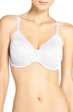 Wacoal Visual Effects Underwire Minimizer Bra White