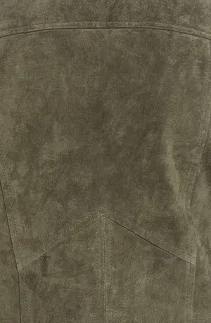 Blanknyc Suede Moto Jacket - Herb