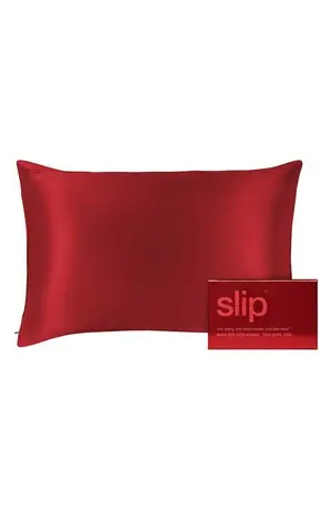 Slip Pure Silk Pillowcase - Scarlet